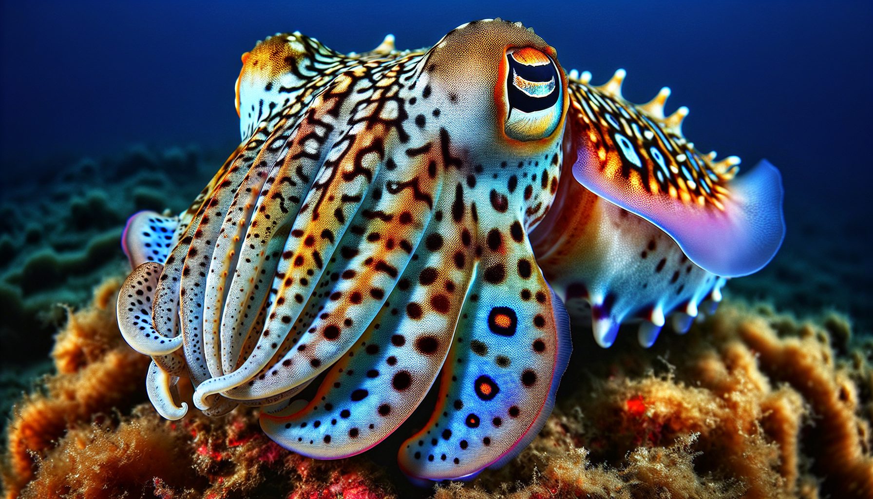 Les Secrets Éblouissants de la Seiche : Camouflage et Communication ...