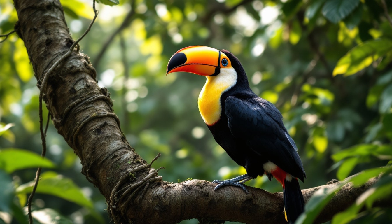 À la découverte du toucan toco : Habitat et mystères de son bec géant