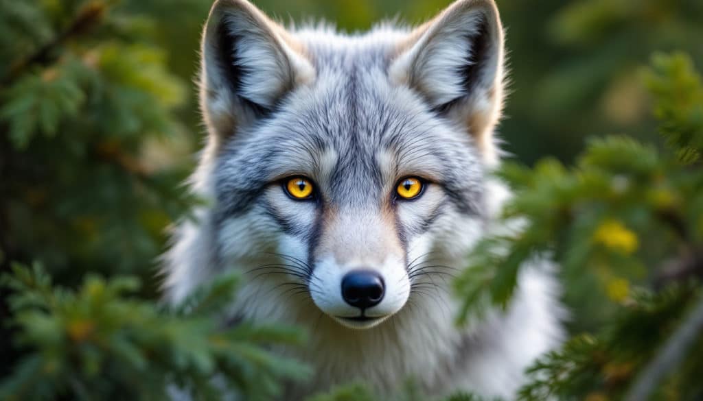 Les Mystères du Renard Argenté : Pelage Éblouissant et Aventures Sauvages