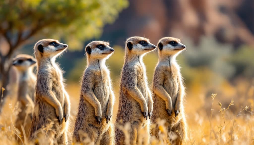 Suricates en Alarme : Leurs Secrets de Vigilance Dévoilés