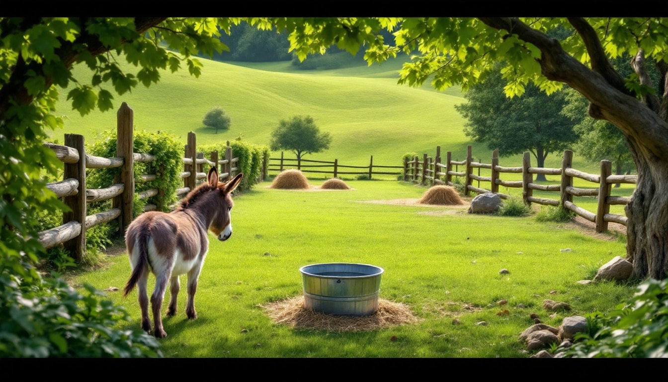 Aménager un espace de pâture pour son âne : conseils pour éviter l ...