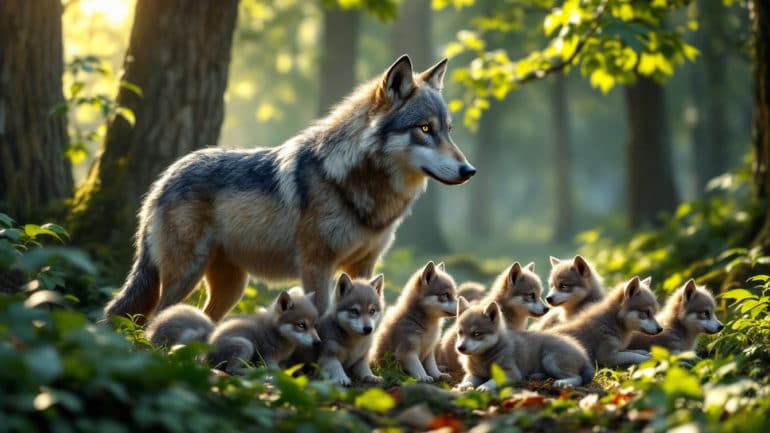 Distinguer les louveteaux : étapes clés de leur développement dans la meute