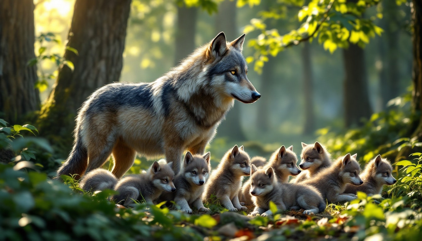 Distinguer les louveteaux : étapes clés de leur développement dans la meute