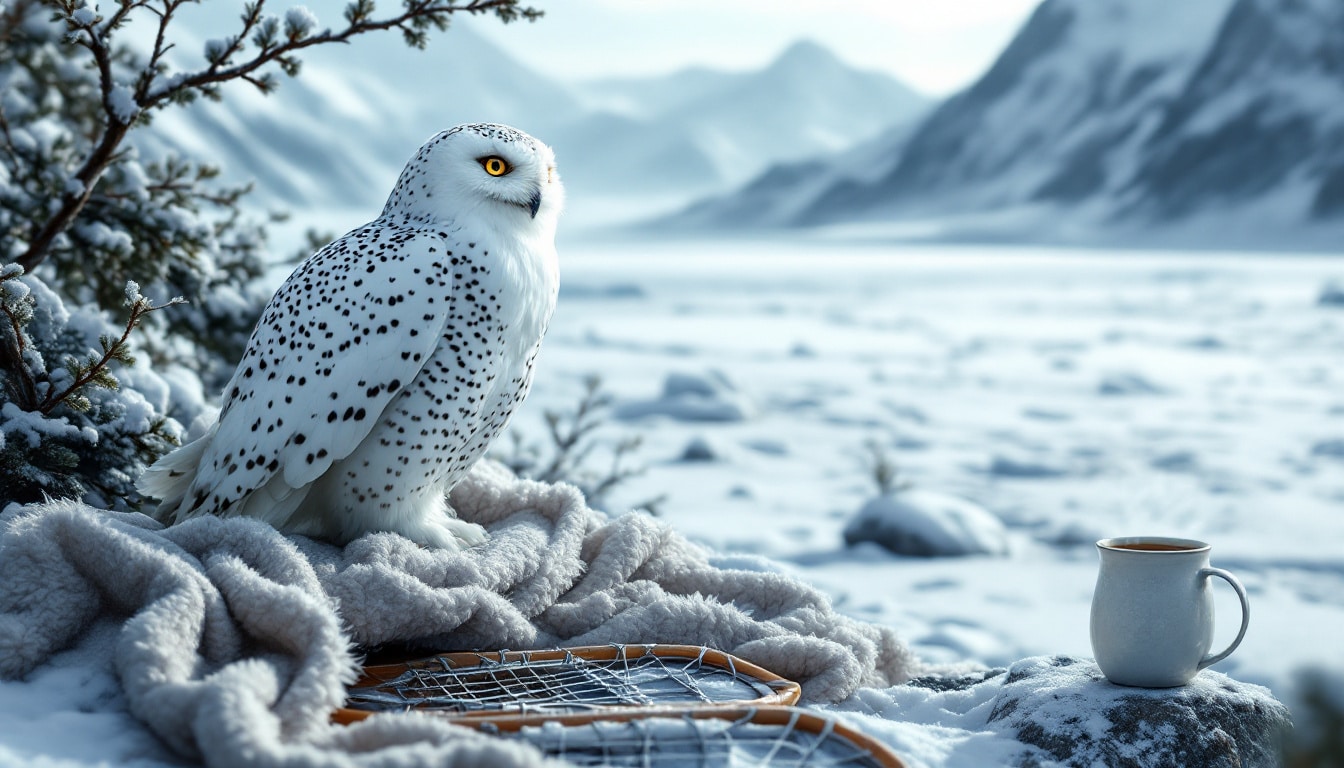 Harfangs des neiges : mystères du Grand Nord et astuces contre le froid